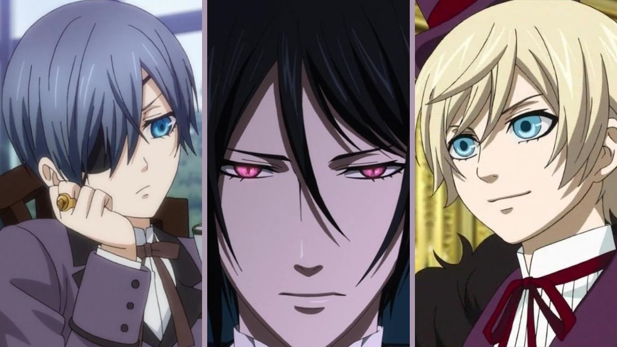 All the Main Characters in the 'Black Butler' Anime Series