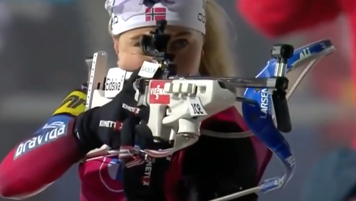 What is the biathlon in the Winter Olympics?