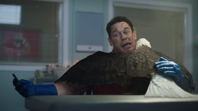 John Cena’s Hug with Eagly Looked Very Different on 'Peacemaker' Set