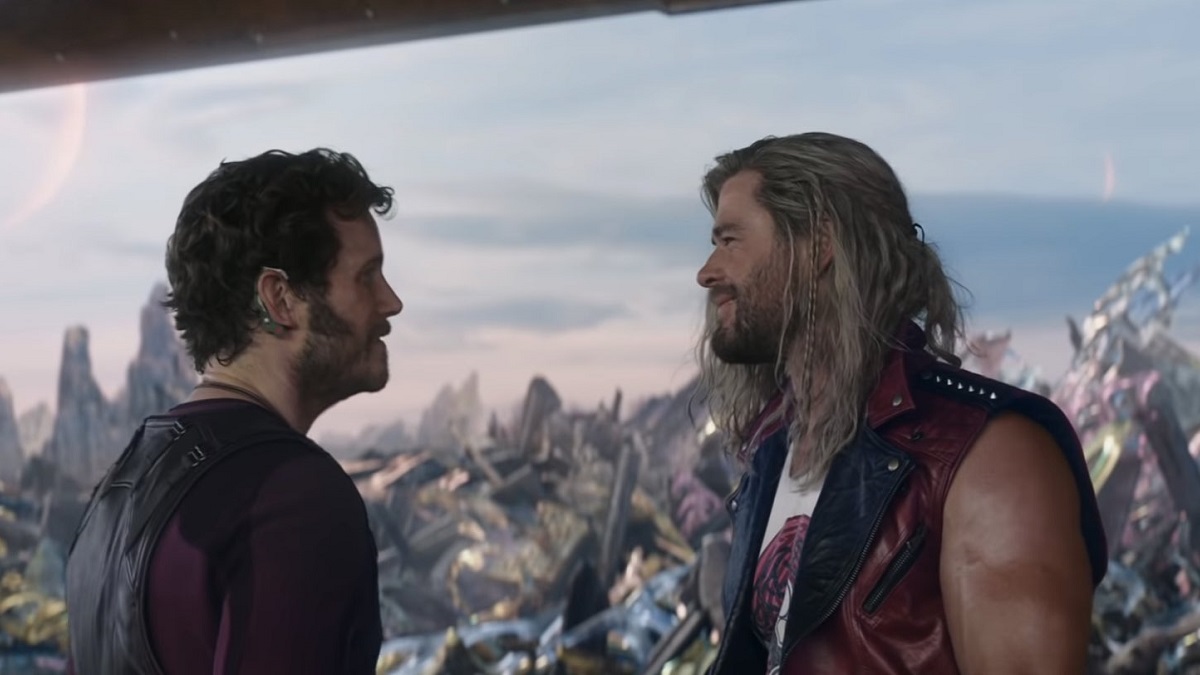 Watch: Thor and Star-Lord Reunite In New 'Love And Thunder' Scene