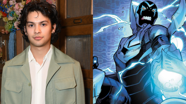 Set Photos Give the First Look as Xolo Maridueña in ‘Blue Beetle'