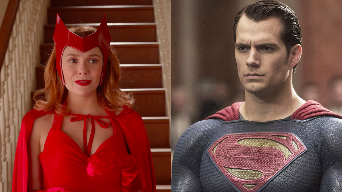 Fans Debate if Scarlet Witch Could Take Down Henry Cavill’s Superman