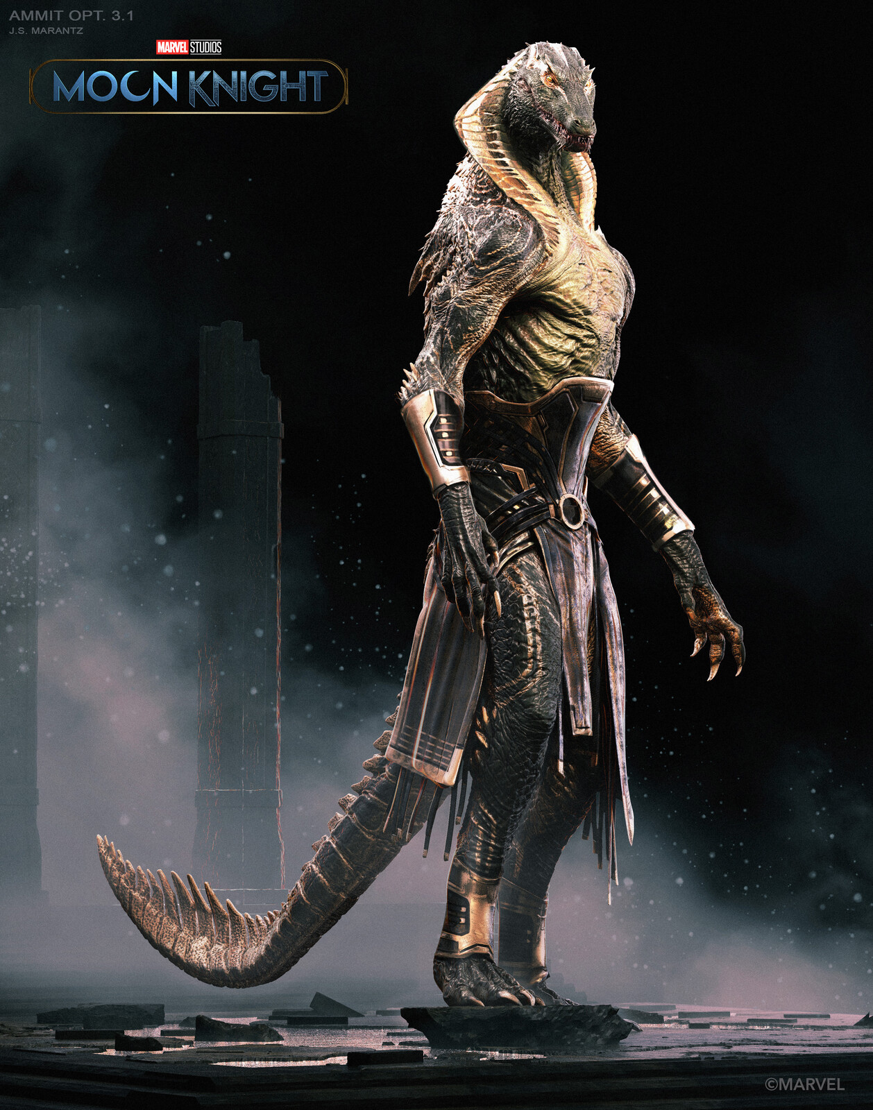 ‘Moon Knight’ Concept Art Reveals A Sinister Design for Ammit