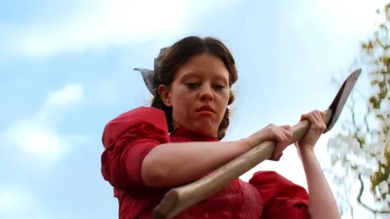 Mia Goth is Ready for Some Axe Murder in New 'Pearl' Poster