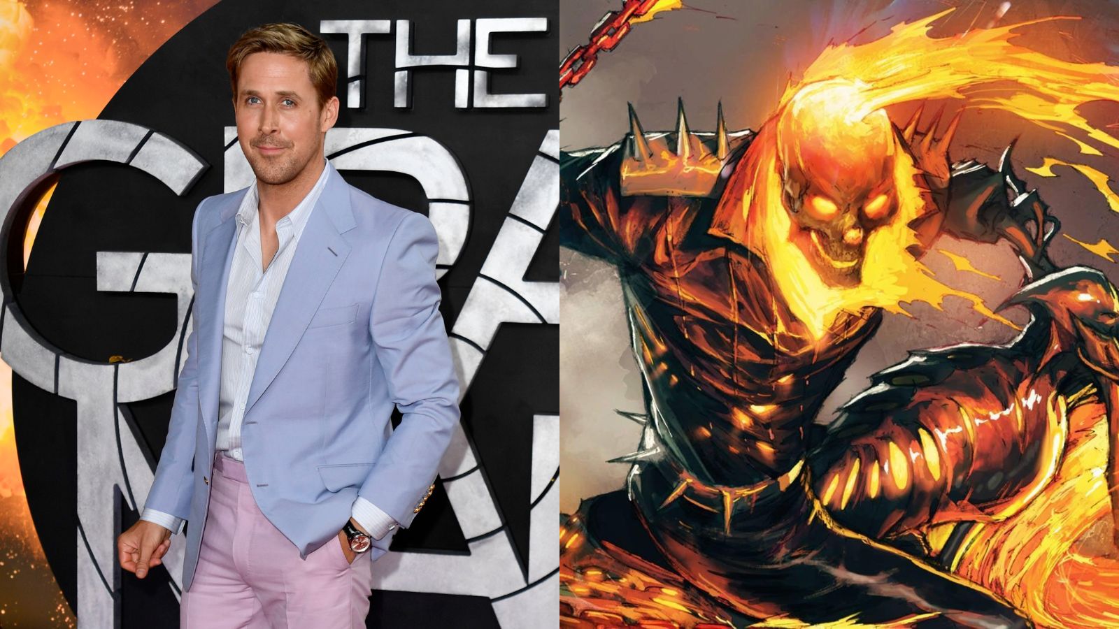 Fiery Fan Art Sees Ryan Gosling Become Marvel’s Ghost Rider
