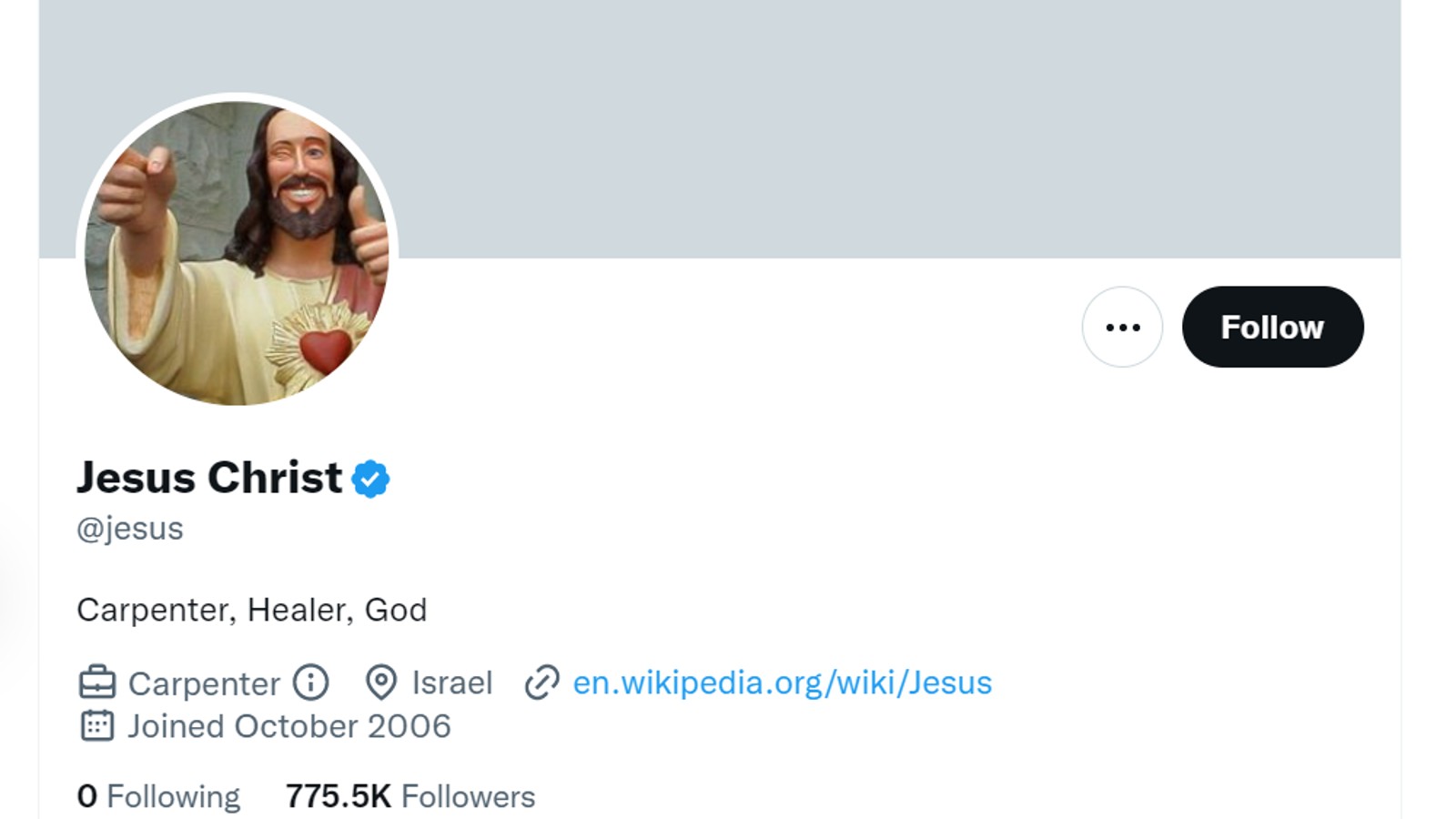 Not To Alarm You, But Jesus Christ is Now Verified On Twitter