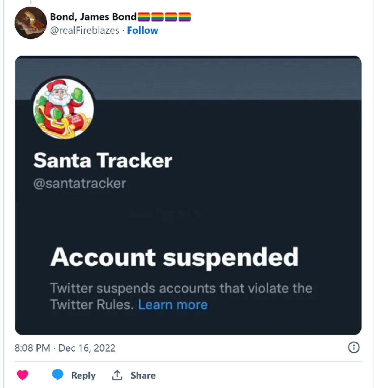 With Elon's Stance On 'Doxxing' Accounts, Is the Santa Tracker Next on ...