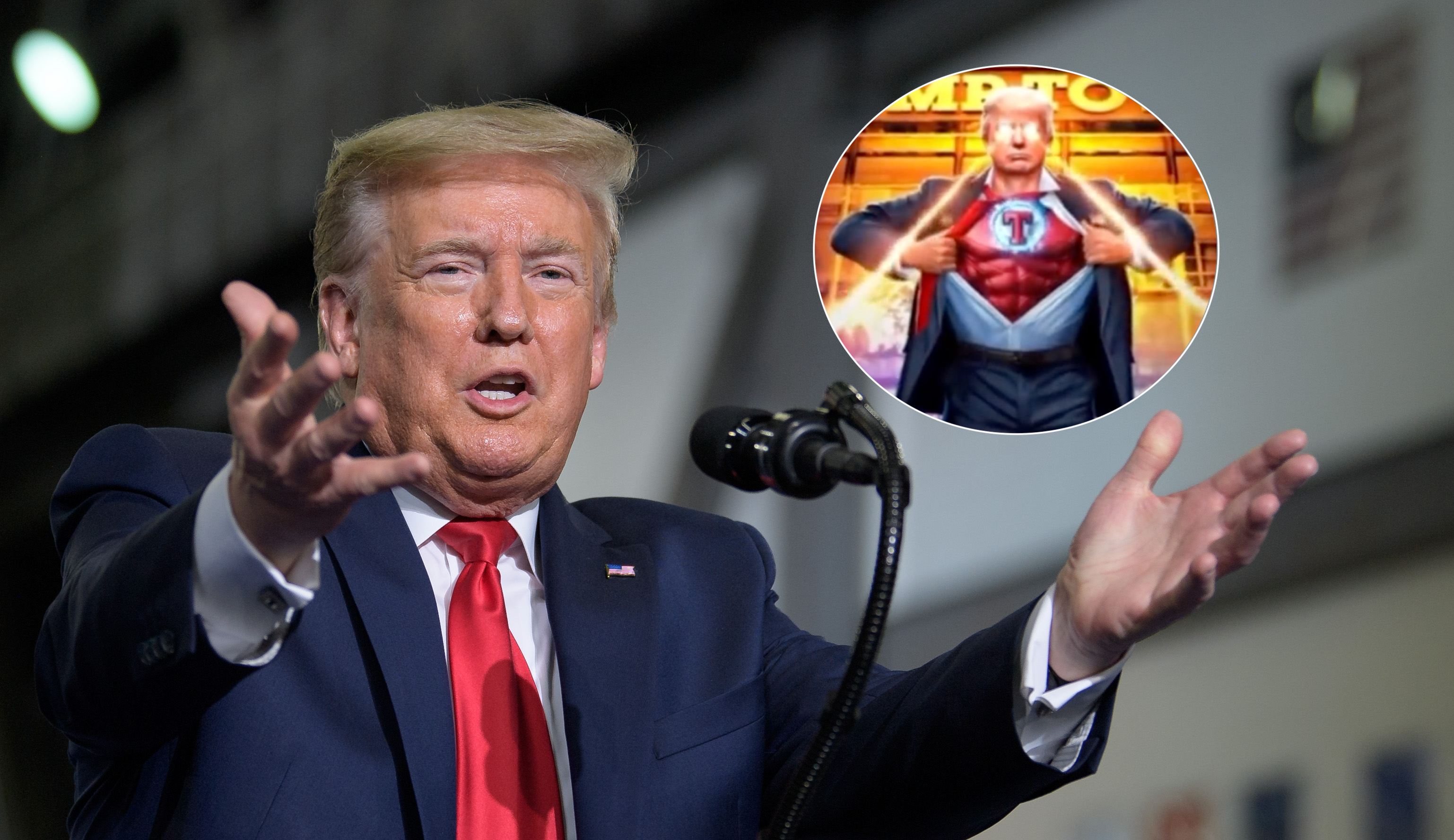 Trump Goes Full MCU Teasing A Major 'Hero' Announcement