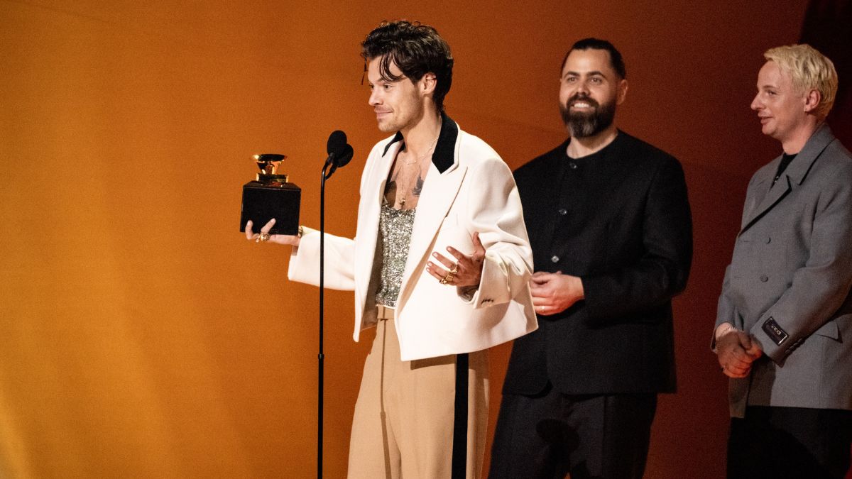 Harry Styles Is Called Out for ‘Tone Deaf’ Grammy Acceptance Speech