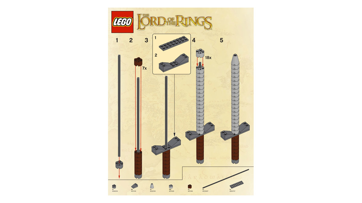 Every 'The Lord of the Rings' LEGO Set Ever Made, Ranked by Size