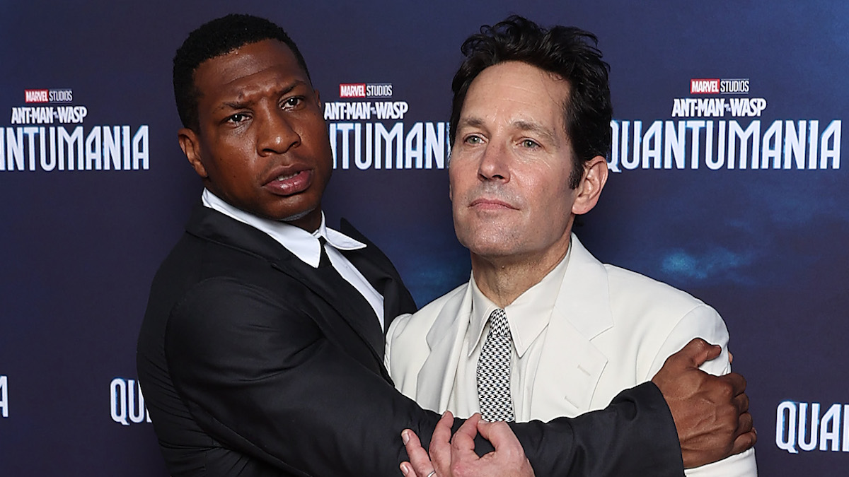 Paul Rudd and Jonathan Majors Hug Way Too Much With ‘Ant-Man and the ...
