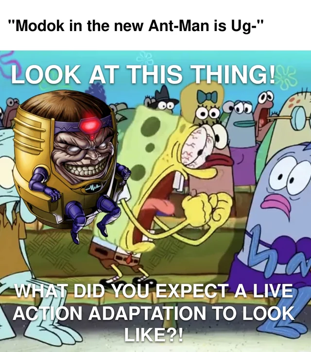MODOK's 'Quantumania' Look May Be Forgettable, but the Memes Will Live ...