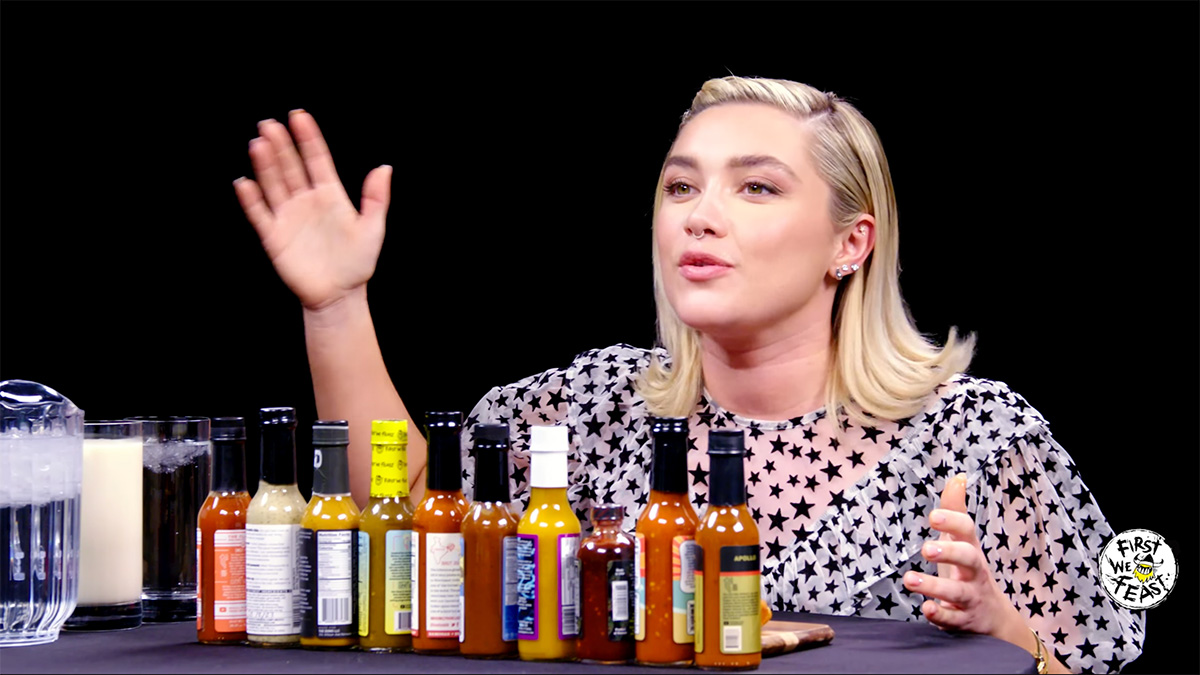Take Some Time To Enjoy Florence Pugh Sweating From Her Eyebrows While ...
