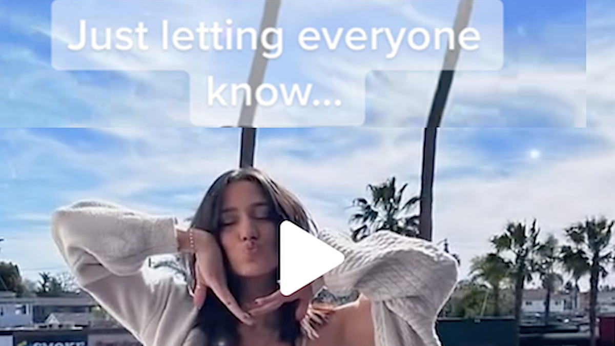 What Is Tiktok’s Viral ‘Just Letting Everyone Know’ Trend?