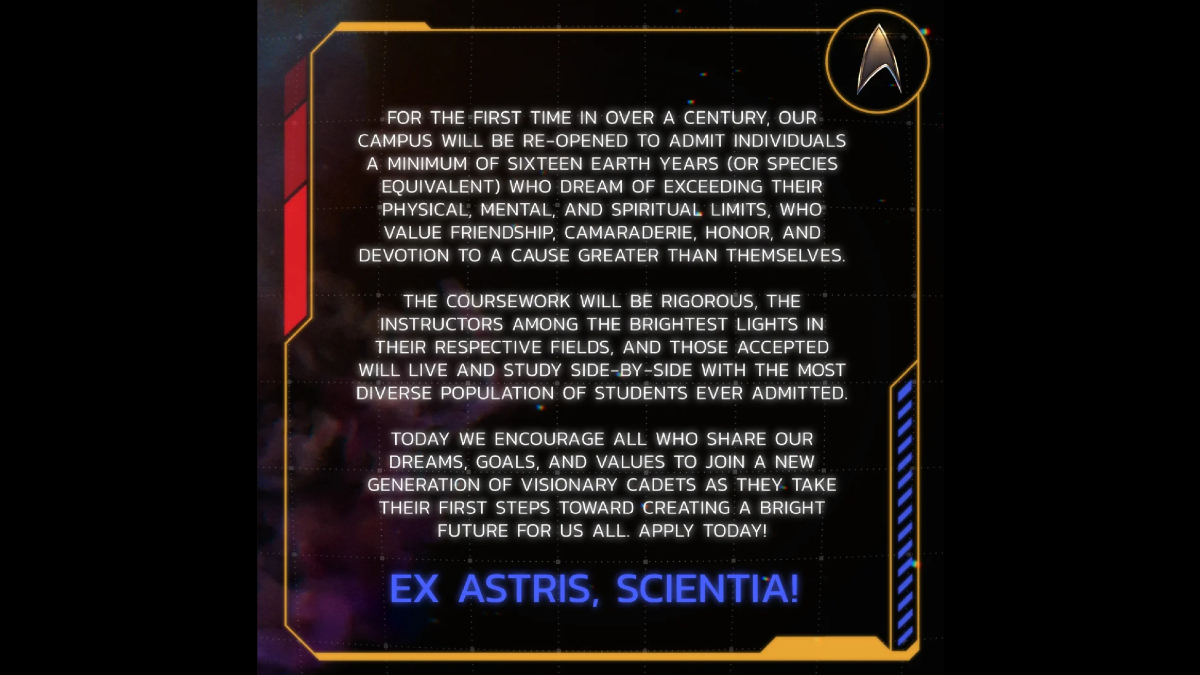 ‘Star Trek: Starfleet Academy’ Possible Release Window, Plot, and More