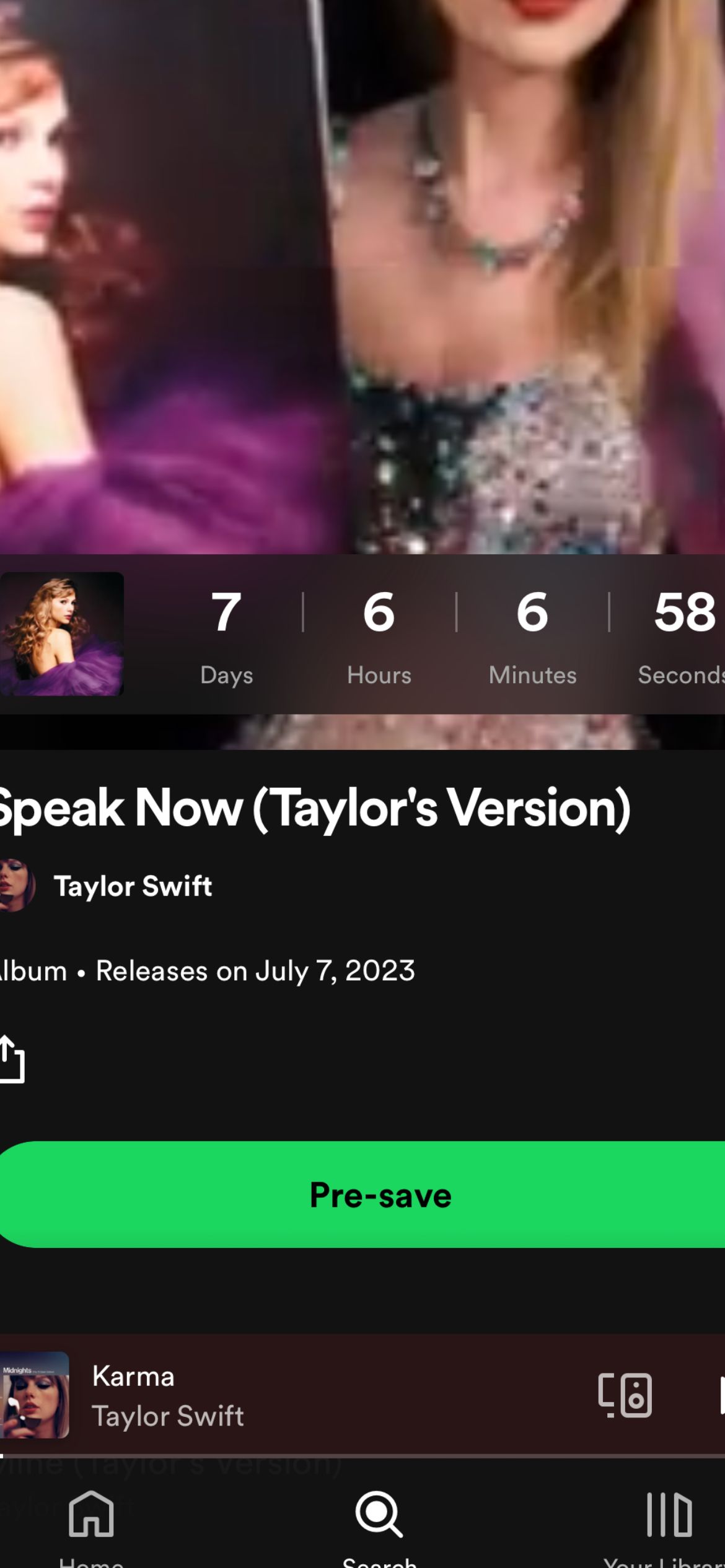 Spotify’s Countdown Has Begun for Taylor Swift’s ‘Speak Now (Taylor’s ...
