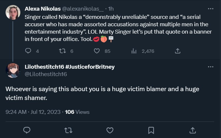 Alexa Nikolas Now Takes On Marty Singer Amid Ongoing Jonah Hill Controversy