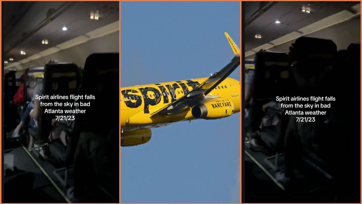 ‘I Was Shakinggg!’ Terrifying Airplane Turbulence Turns Spirit Flight ...