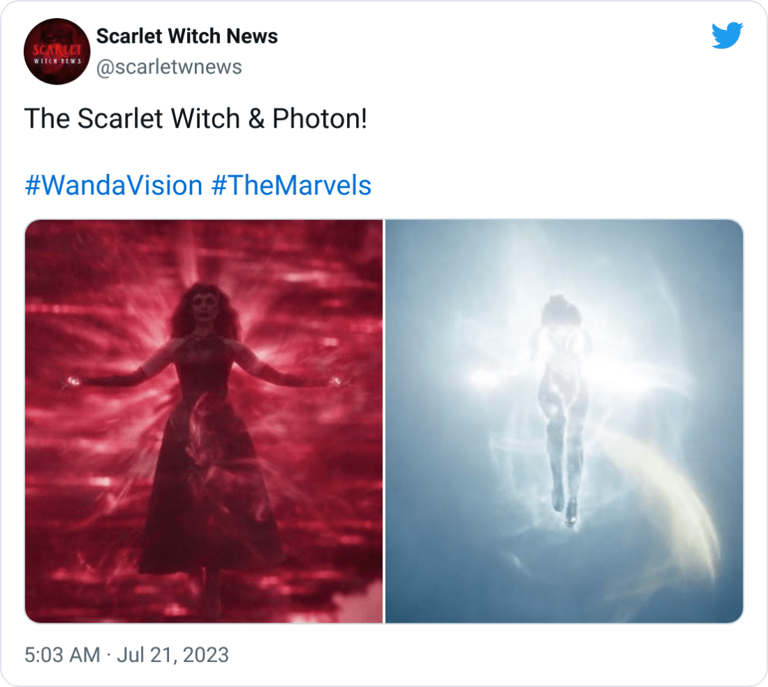 ‘The Marvels’ Has Fans Drawing Major Parallels Between Scarlet Witch ...