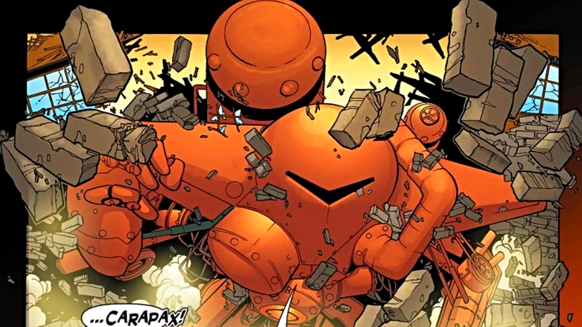 Who Is The 'Blue Beetle' Villain Carapax The Indestructible Man?