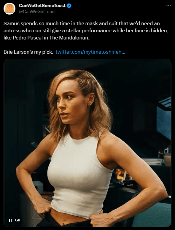 Fan-Casting Brie Larson as a Video Game Icon Under Layers of Power ...