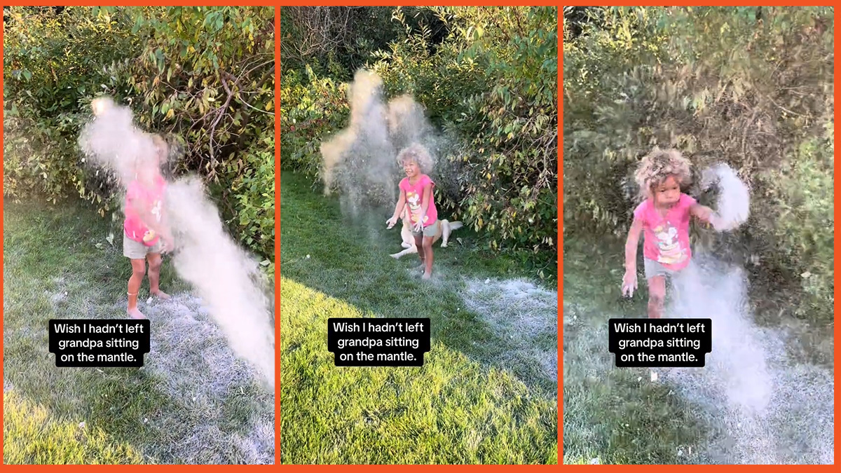 Clueless Child Turns Urn of Ashes Into a Toy