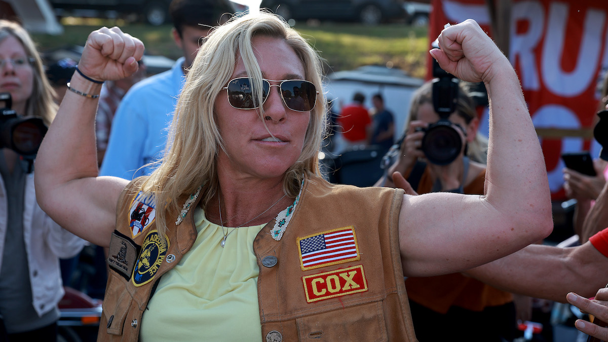 Marjorie Taylor Greene Reminds the Masses That Her ‘Bleach Blonde Bad ...