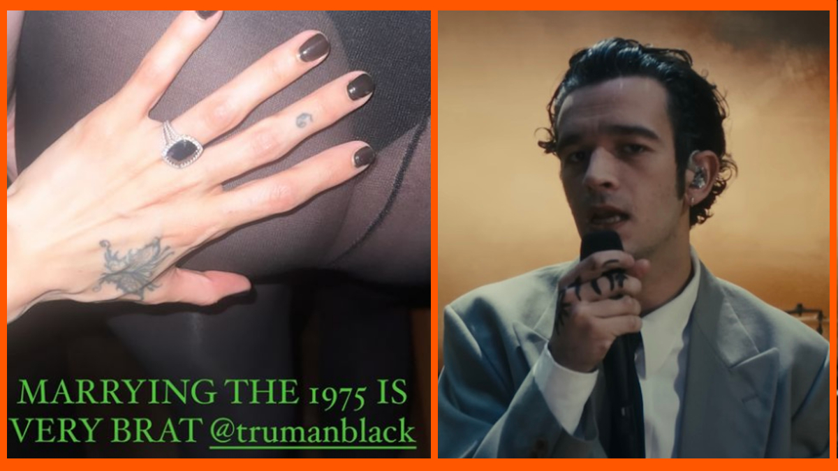 The 1975's Matty Healy and Gabbriette Bechtel Are Engaged and the ...