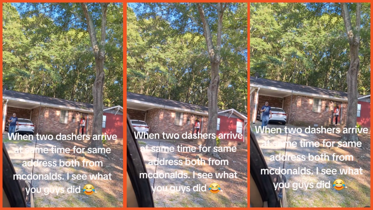 ‘I See What You Guys Did’: 2 DoorDashers Arrive at Same Address With ...