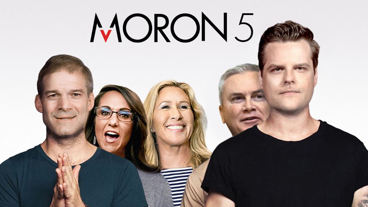 Marjorie Taylor Greene, Lauren Boebert, and Matt Gaetz turn Maroon 5 ...