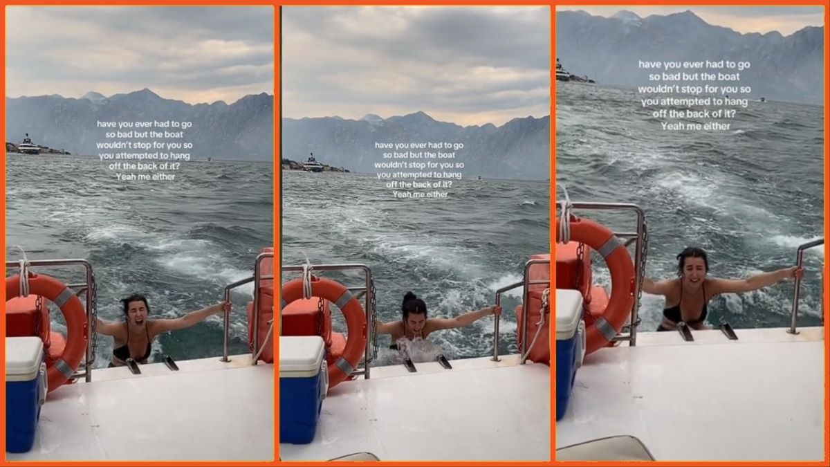 ‘The Glamor of Traveling’: Woman Really Needs to Pee but Boat Won’t ...