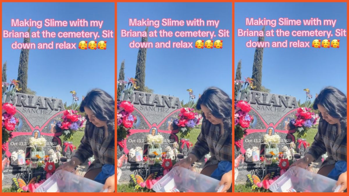 Grieving Mom Takes TikTok Along For A Slime-Making Visit With Her Lost ...