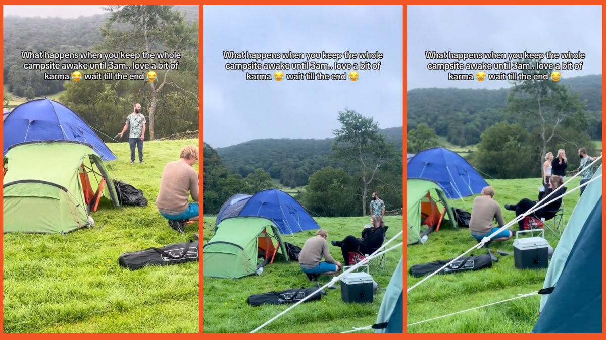 Campers Team up To Get Sweet Revenge on Rowdy Neighbors