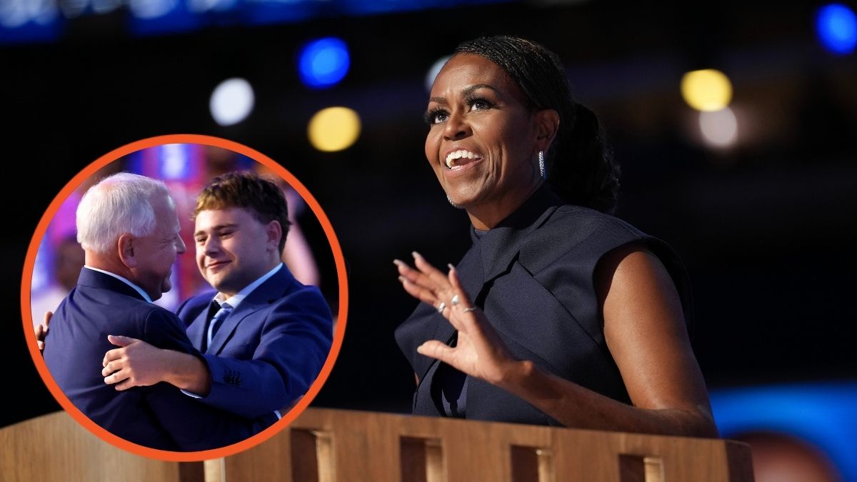 Michelle Obama Reacts to Gus Walz’s Display of DNC Joy and Has a ...