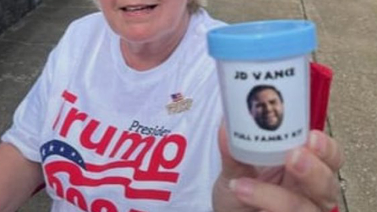 Um...are Trump Supporters Really Carrying around Jars of JD Vance’s ...