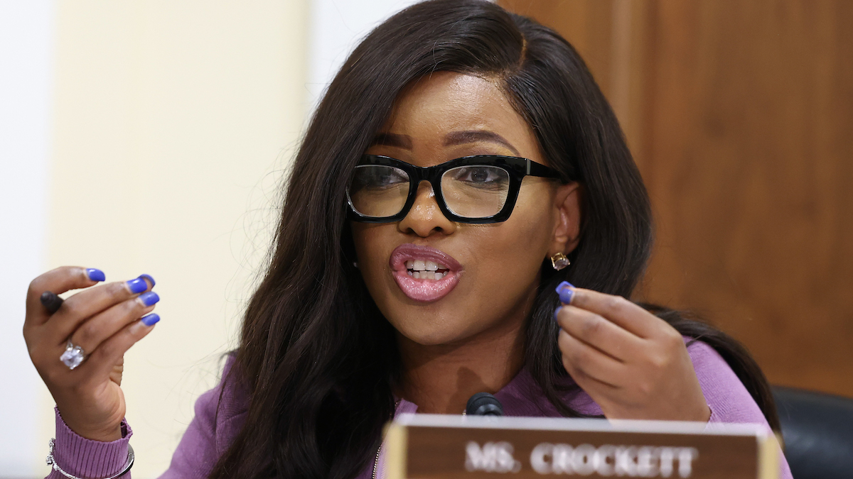 Was Jasmine Crockett in a Sorority?