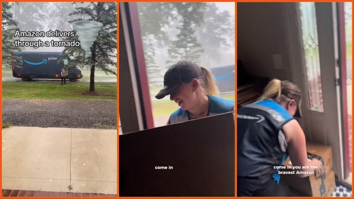 ‘Bravest Amazon Delivery Driver Ever’: Dedicated Delivery Driver Runs ...