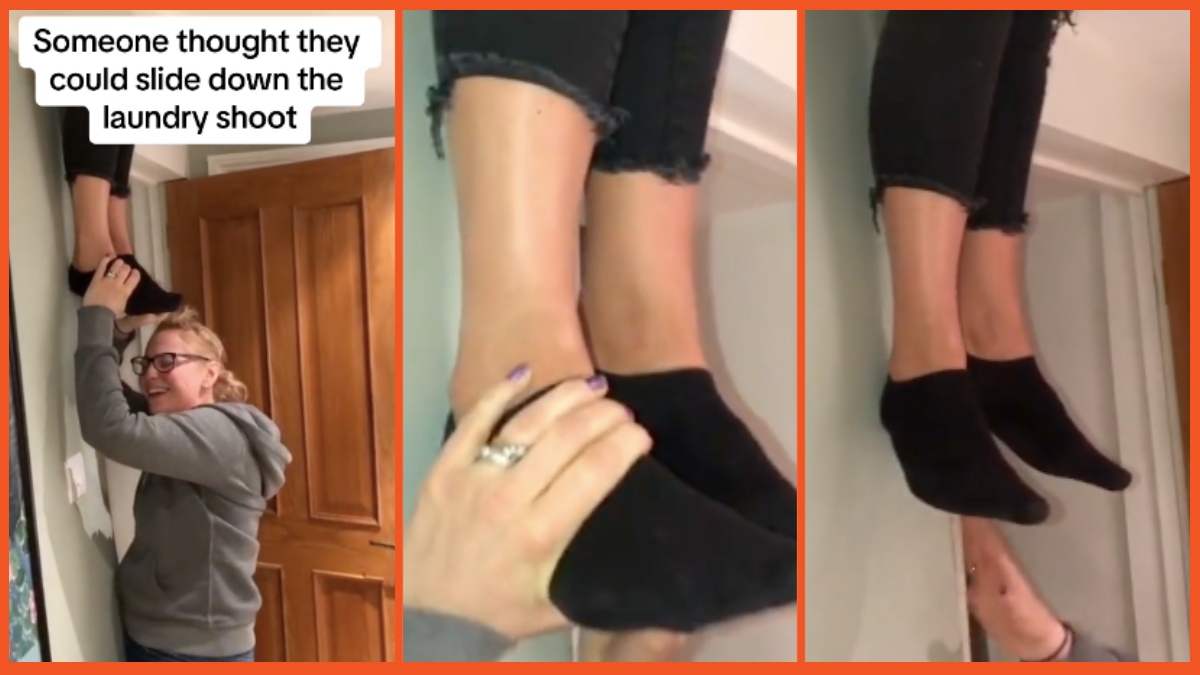 ‘She Let Her Impulsive Thoughts Win’: Brave Woman Reinforces That Sliding Down a Laundry Chute ...
