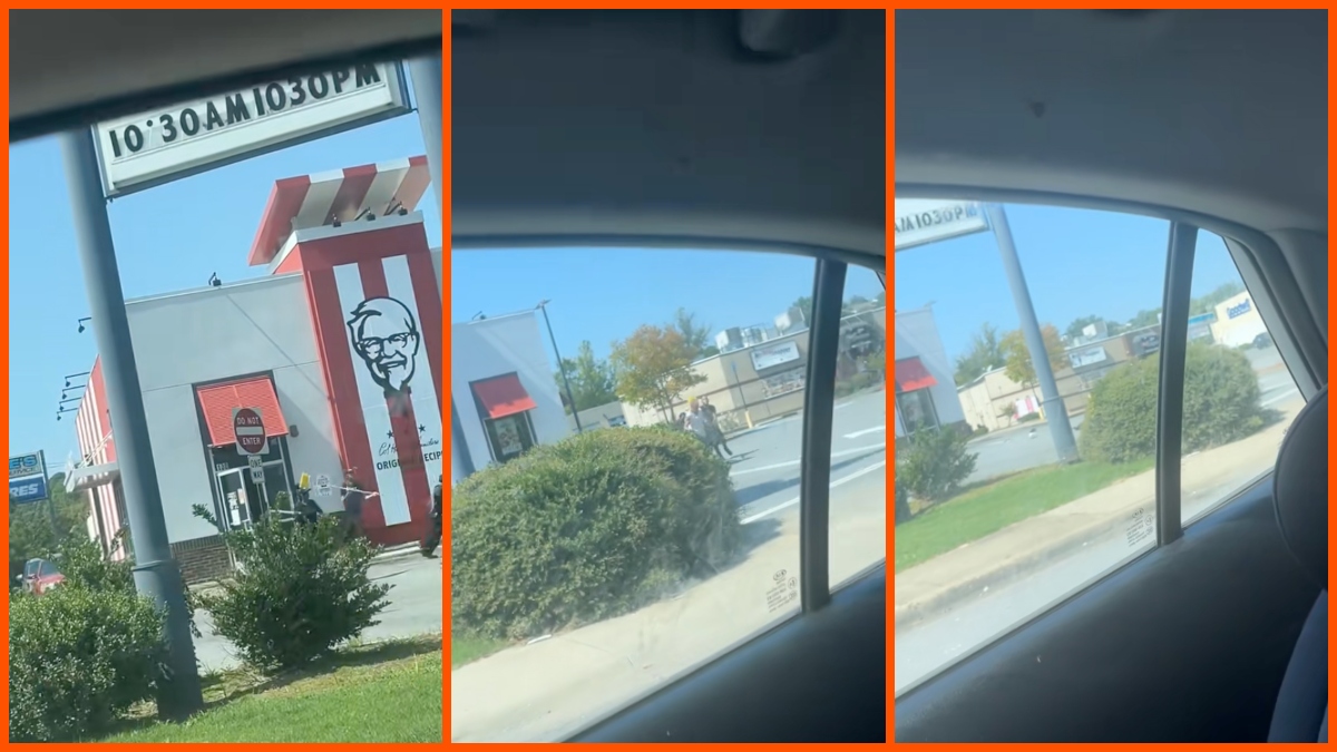 KFC Parking Lot Becomes the Site for an Epic Gang War Fought Using ...