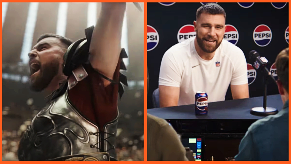 Travis Kelce Sneakily Referenced Taylor Swift in the New Pepsi Ad and ...
