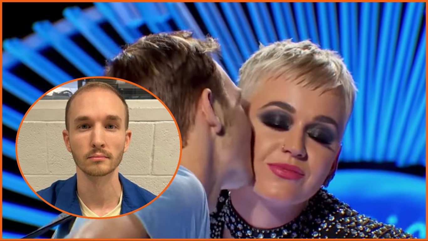 Yikes! Viral 'American Idol' star who smooched Katy Perry has been ...