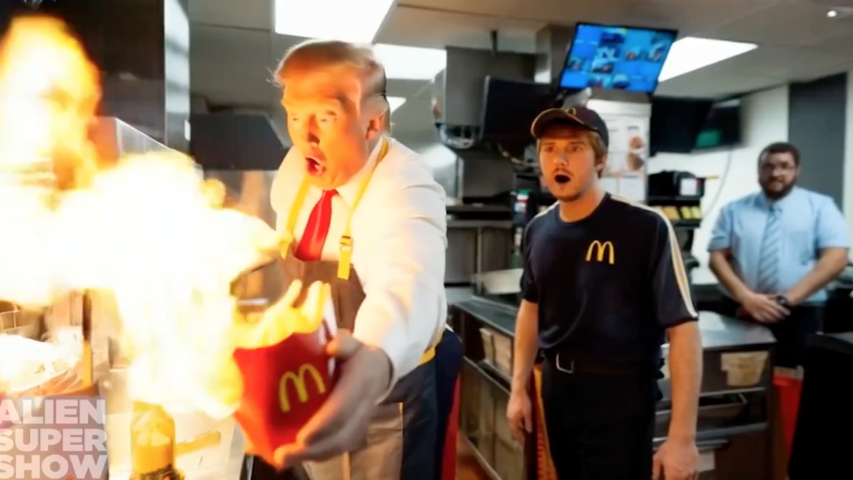 Careful, This Savage AI Depiction of Donald Trump Being Allowed To Work ...