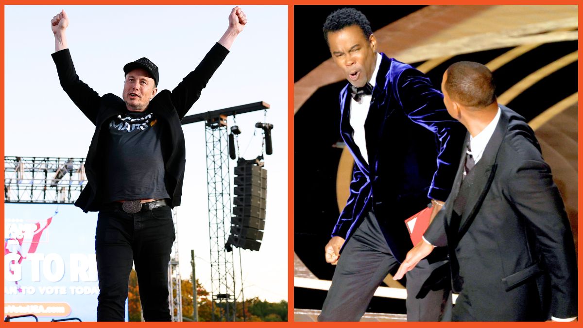 Elon Musk Deserts His Orange Idol to Momentarily Erase Will Smith’s ...