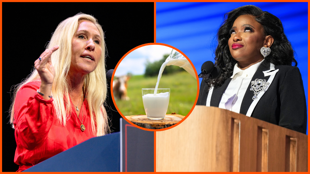 Jasmine Crockett Endorses Raw Milk Chugger Marjorie Taylor Greene’s ...