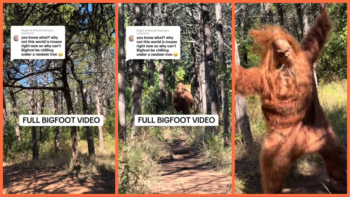 'The real bigfoot watching them': Oklahoma man who faked Bigfoot ...