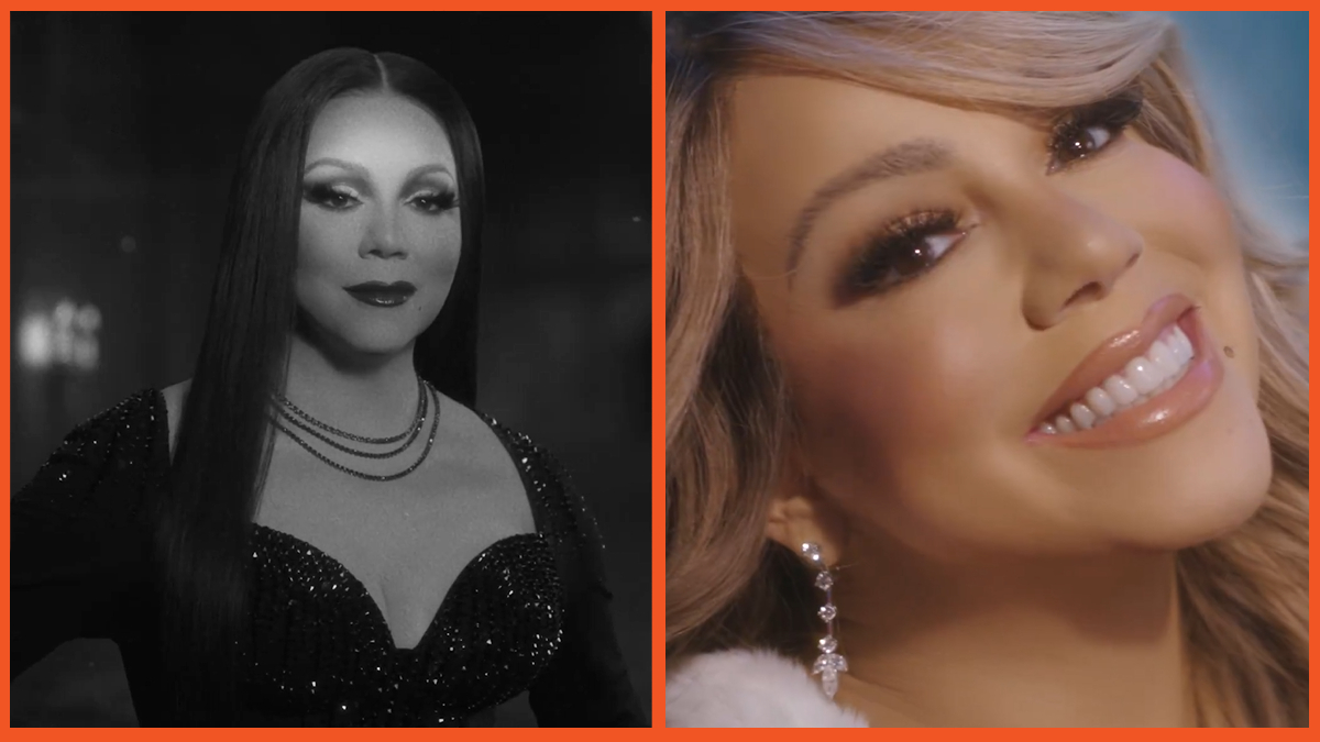 Mariah Carey got a little gothic to announce her yearly unthawing and ...