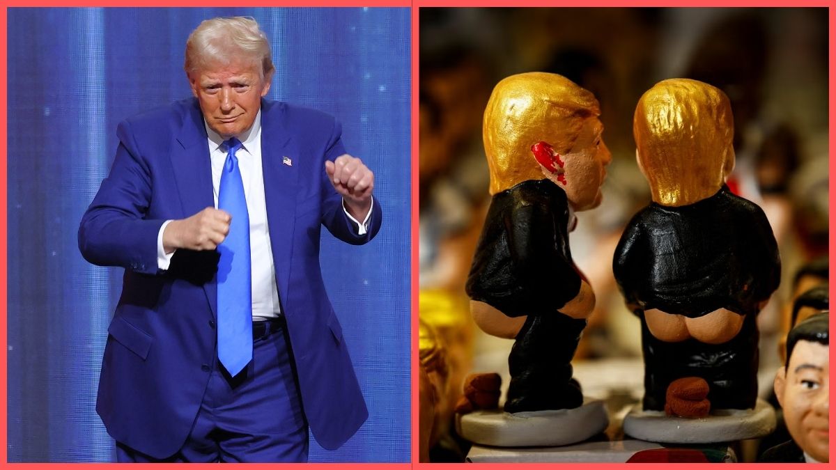 Uh oh, naughty Spain is selling statues of Trumpy taking a dumpy, and ...