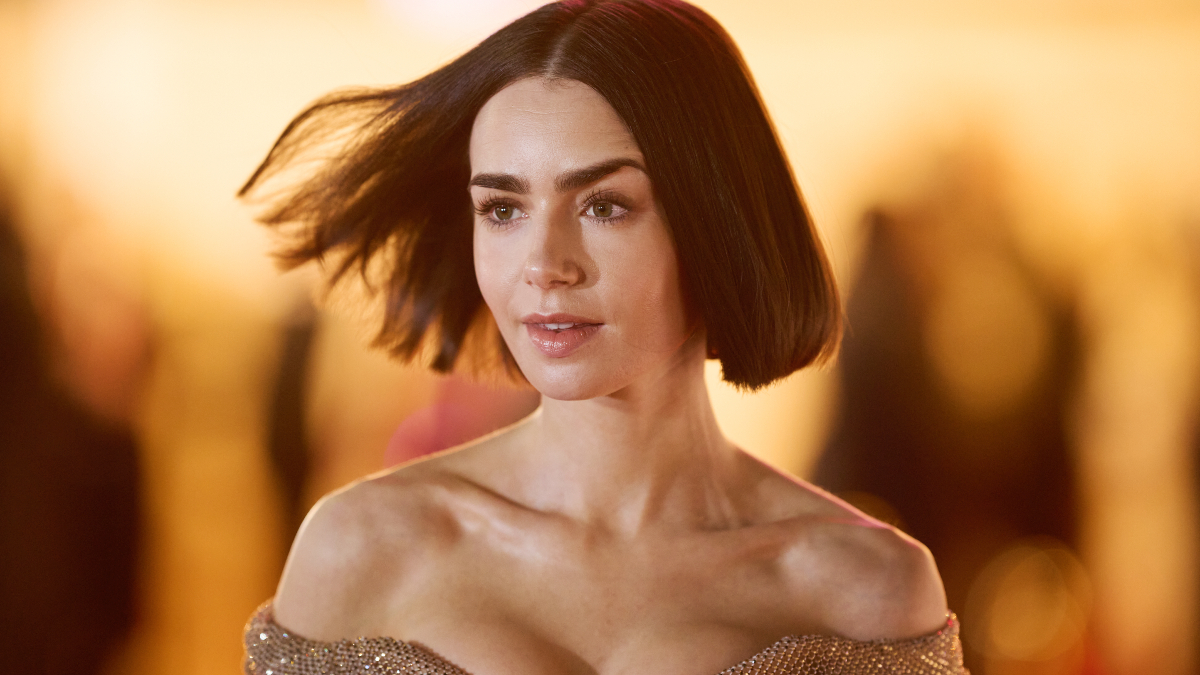 'Yes to the DRESS!': Lily Collins is teaching Emily what glam really ...