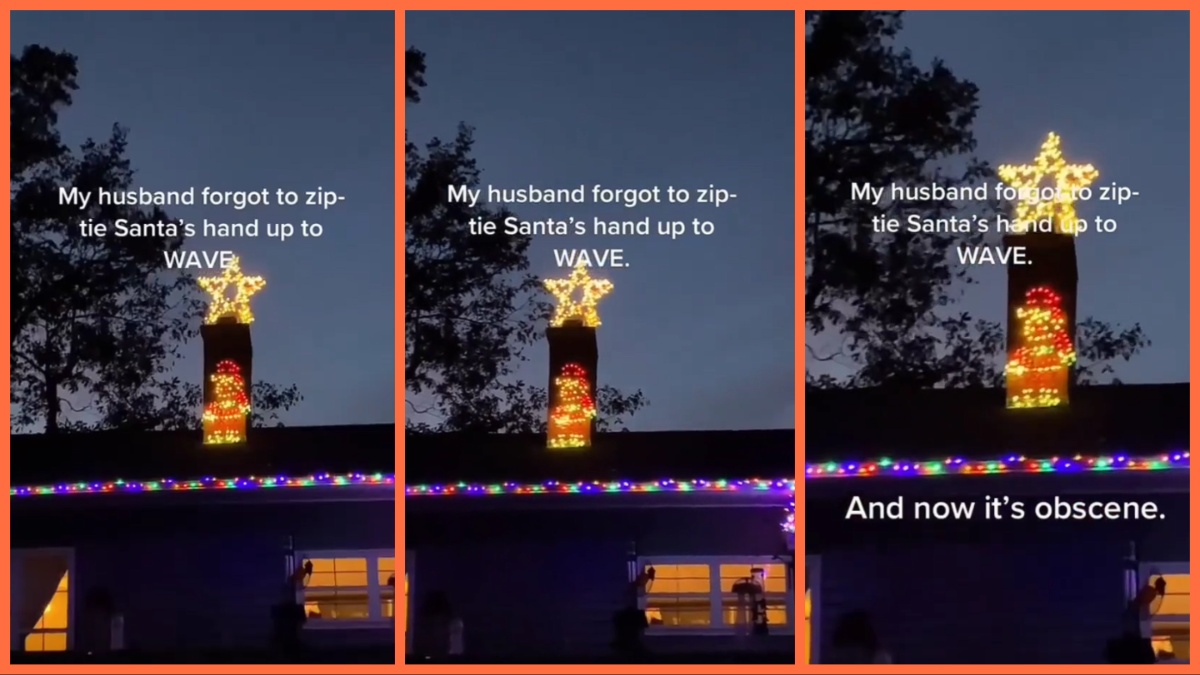 'Santa Claus is coming to town': Christmas decoration snafu results in ...