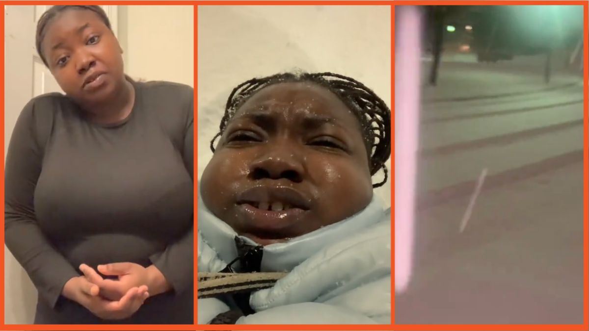 'Reporting live from the scene is CRAZY': Woman demands a snow day when ...